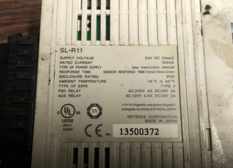 キーエンス/KEYENCE セーフティーコントロールユニット SL-R11 | マシンライフ