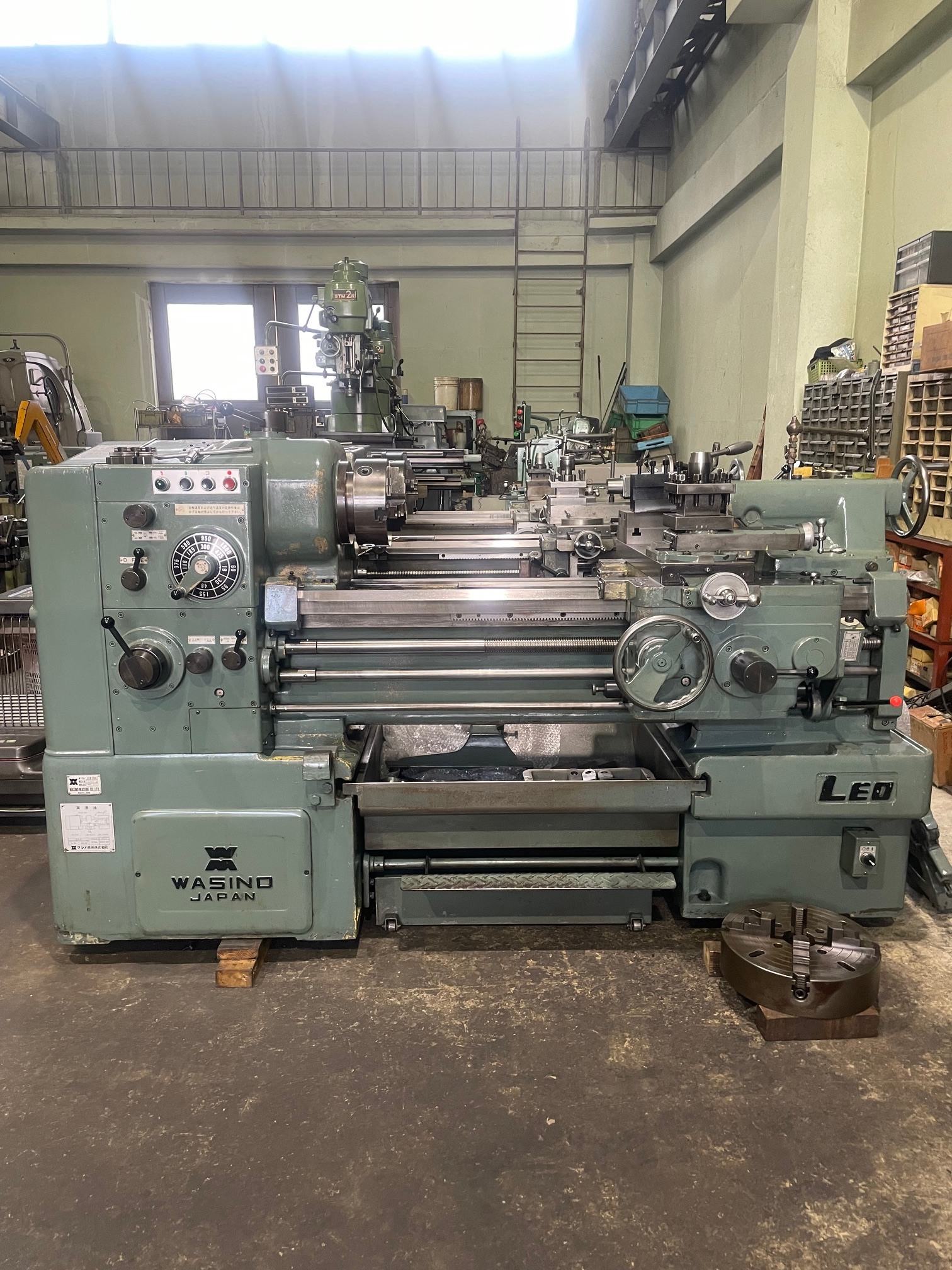 ワシノ 6尺旋盤 LEO-80A | マシンライフ